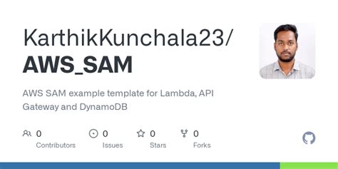 Github Karthikkunchala23awssam Aws Sam Example Template For Lambda Api Gateway And