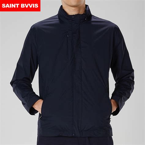 Saint Bvvis进口正品sjha10男士隐形条纹休闲柔软轻盈长袖夹克kantukan官方海外旗舰店