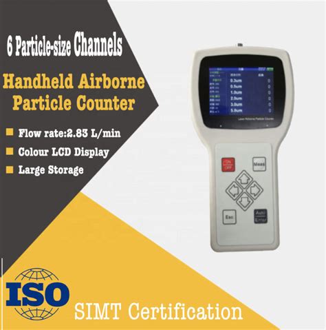 Zetron H630 Handheld Airborne Particle Counter Price Manual Data Sheet Dolcetrade