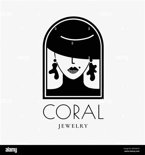 Feminine Business Logo Template Fashion Branding Design Black And