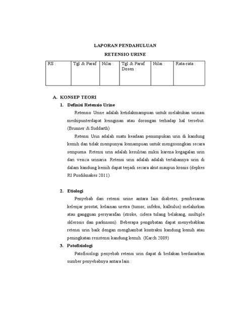 Lp Retensio Urine Pdf