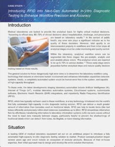 Case Study Introducing RFID Into Next Gen Automated In Vitro