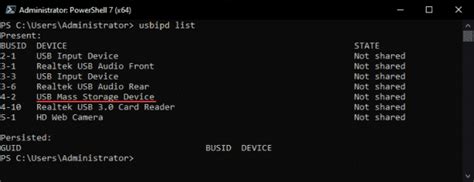 Usbipd Win Access And Share Usb Devices In Hyper V Vms And Wsl Sysops
