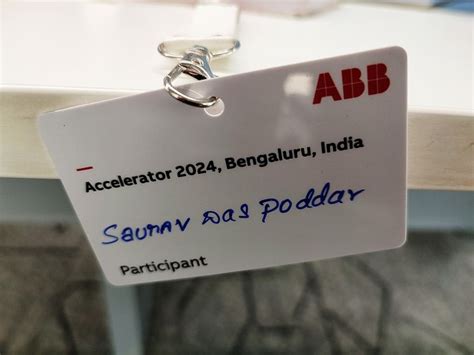 Innovation Ai Hackathon Leadership Collaboration Abbaccelerator Saurav Das Poddarpmp