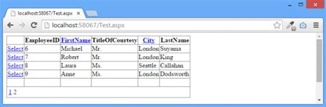 gridview auto paging