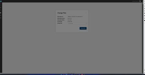 Unable To Perform Change Plan Due To Modal UI Obstruction Issue 333
