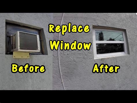 How To Replace A Window In A Cinder Block Wall