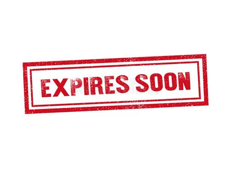 Expires Soon Red Stamp Stock Illustration Illustration Of Illustrative