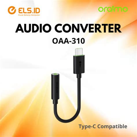 Jual Oraimo Oaa Audio Adapter Stream Connector Aux Jack To Type C