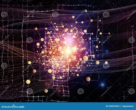 Particle Grid Stock Illustration Illustration Of Knowledge 204676451