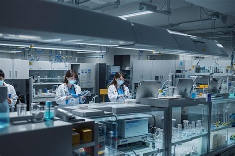 Premium Ai Image Molecular Biology Laboratory