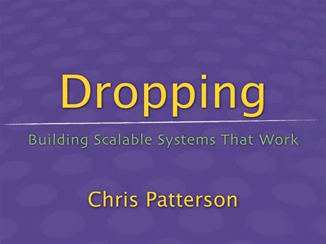 Dropping Acid Building Scalable Systems That Work Key