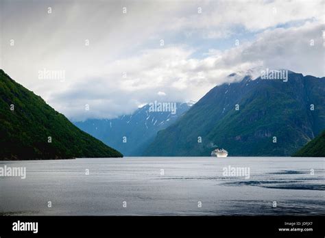 The Geirangerfjord Or Geirangerfjord Is A Fjord In The Sunnmore