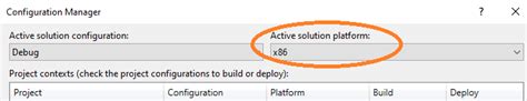 c is there a way to know the active solution platform in visual