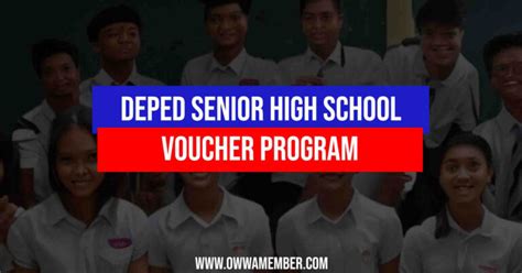 How To Apply Deped Shs Senior High School Voucher Program Owwa Member