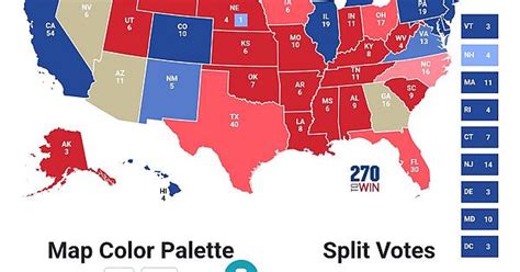 Current State By State Polling With Toss Ups Wi Mi And Pa Go Blue