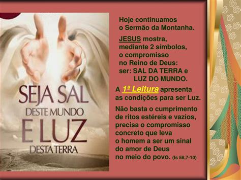 Ppt Sal Da Terra E Luz Do Mundo Powerpoint Presentation Free