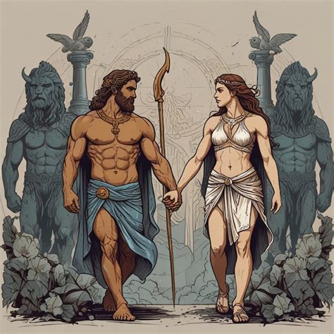Hand Drawn Greek Mythology Illustration Ai Generated Premium Ai