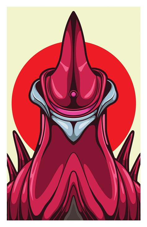 Gigan Rex 11x17 Print Etsy