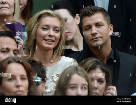 Rachel Riley And Pasha Kovalev At The Julien Macdonald Catwalk Show
