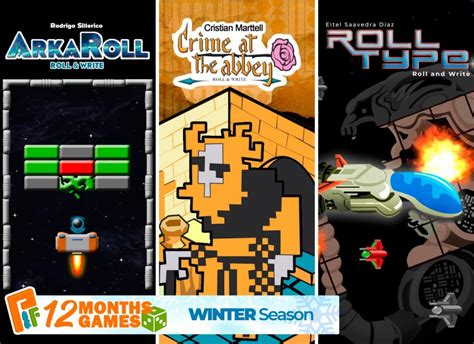 Novedades 2020: 12 Months – 12 Games Winter Season – Juegos Roll & Write