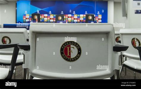 ROTTERDAM Feyenoord Press Room During The UEFA Champions League Group E Match Between