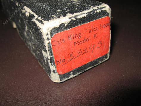 Antiques Atlas Otis King Calculator Model K