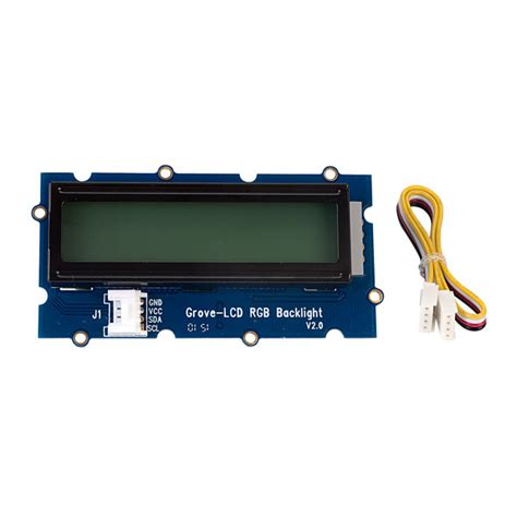 Seeed 104030001 Grove 16x2 Lcd Display Rgb Backlight I2c Rapid