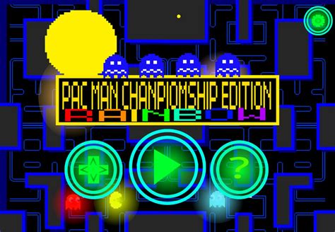 Pac Man Rainbow By Tiburonsin Studios