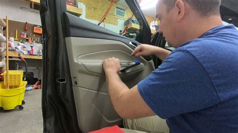 2015 Ford Escape How To Remove The Front Door Panel YouTube