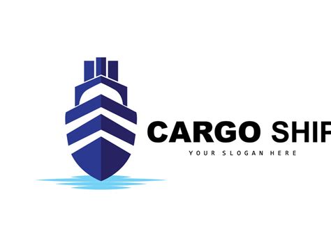 Cargo Ship Logo Fast Cargo Ship Vector By Maylianaw28 ~ Epicpxls