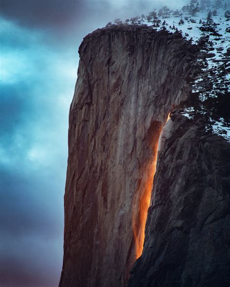 Yosemite Falls Firefall 2025 Joyce C Finley