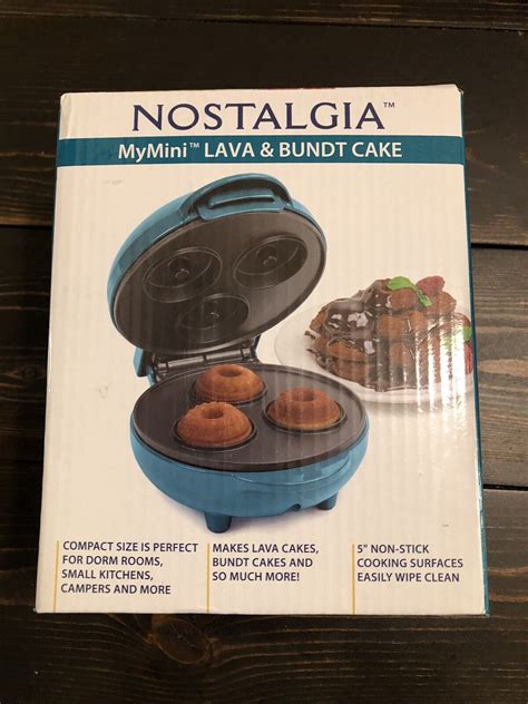 ORIGINALTEAL Nostalgia My Mini Lava Donut Muffin And Bundt Cake Maker