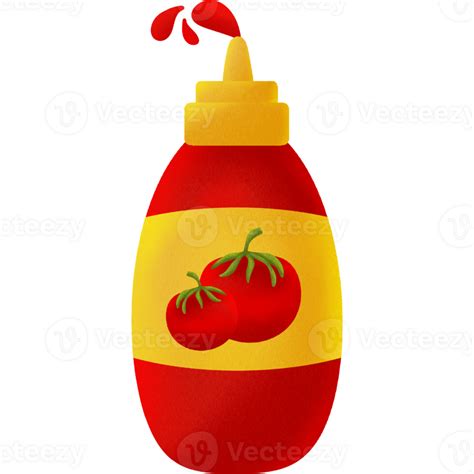A Bottle Of Tomato Sauce 32733388 Png