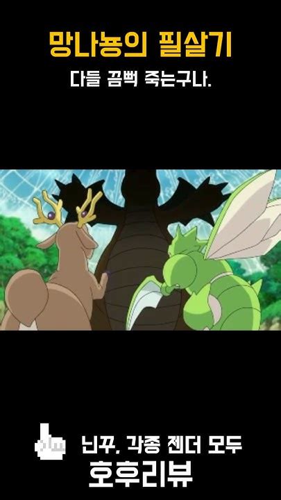 망나뇽의 필살기 귀여오 호후리뷰 포켓몬 망나뇽 Youtube