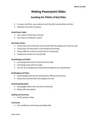 Making Powerpoint Slides PDF