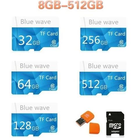 Carte Mémoire Micro Sd 128 Go Classe 10 Flash Tf Sd Card Pour