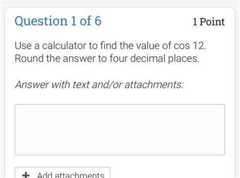 Solved Question Of Point Use A Calculator To Find The Chegg