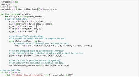 Collaborative Filtering R Matrix Calculation Unsupervised Learning