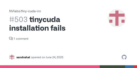 Tinycuda Installation Fails Issue 503 NVlabs Tiny Cuda Nn GitHub