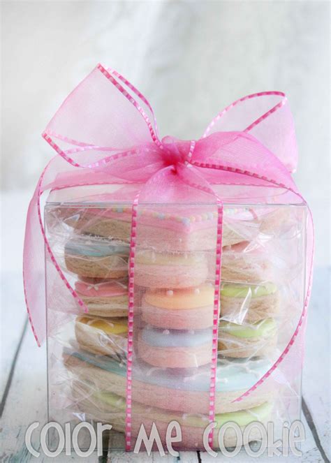 4 X 4 X 4 Clear Plastic Cube Boxes Cookie Boxes By Colormecookies
