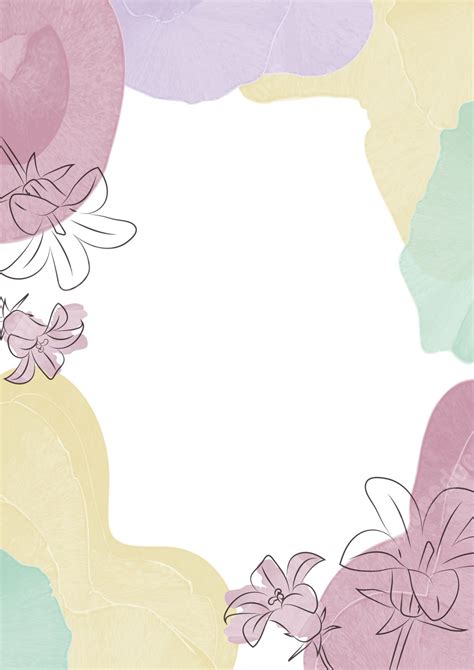 Aesthetic Simplicity Page Border And Printable Background 47 Off