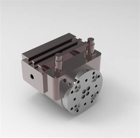 Solid Works 3d Cad Model Of Swivelling Units Weight 485g Torque 113ncm