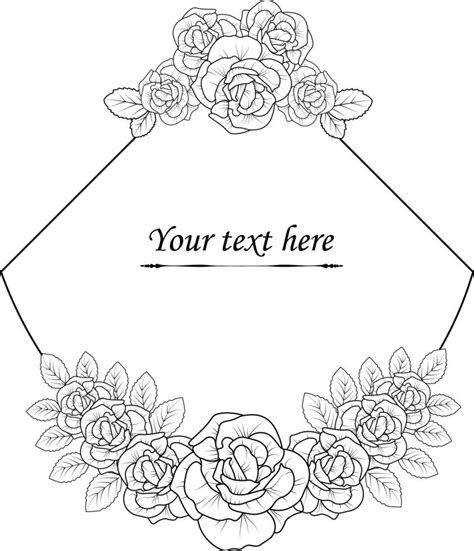 How To Draw A Flower Border Infoupdate Org