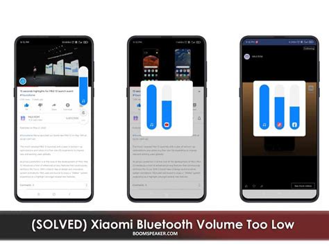 SOLVED Xiaomi Bluetooth Volume Too Low BoomSpeaker