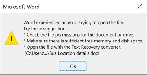 unable to open word documents in word 2019 microsoft community