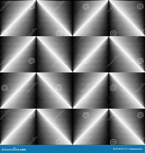 Seamless Triangle Pattern Stock Vector Illustration Of Paper 91419114