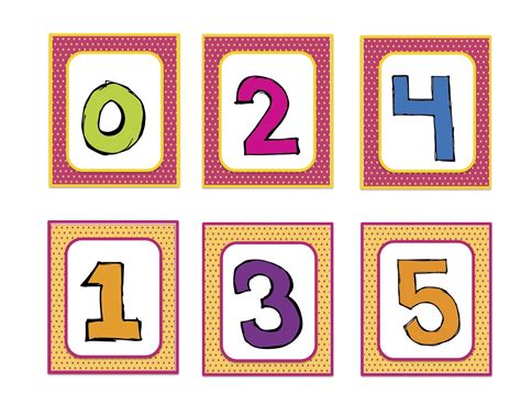 ﻿Цифры от 1 до 10 по одной картинки для печати 87 фото