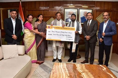 Assam Floods Ongc Contributes Rs 75 Crore To Cms Relief Fund