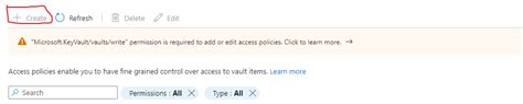 How To Create A New Permission In Key Vault Microsoft Qanda